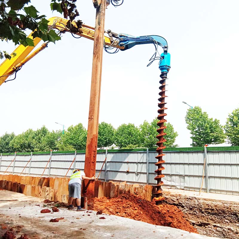 Auger Drive Unit for Drilling Excavator Attachment | DrillMaster