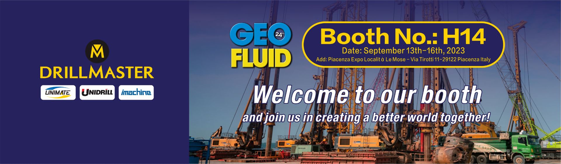 DrillMaster to Showcase Innovative Drilling Solutions at the 24th GEOFLUID 2023 Exhibition ...