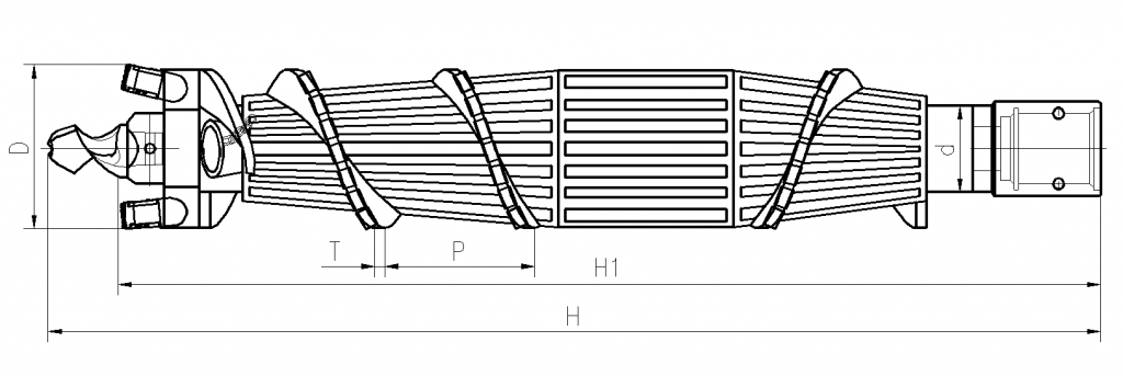 Full Displacement Pile FDP Tool Bit - DRILLMASTER Engineering Technology